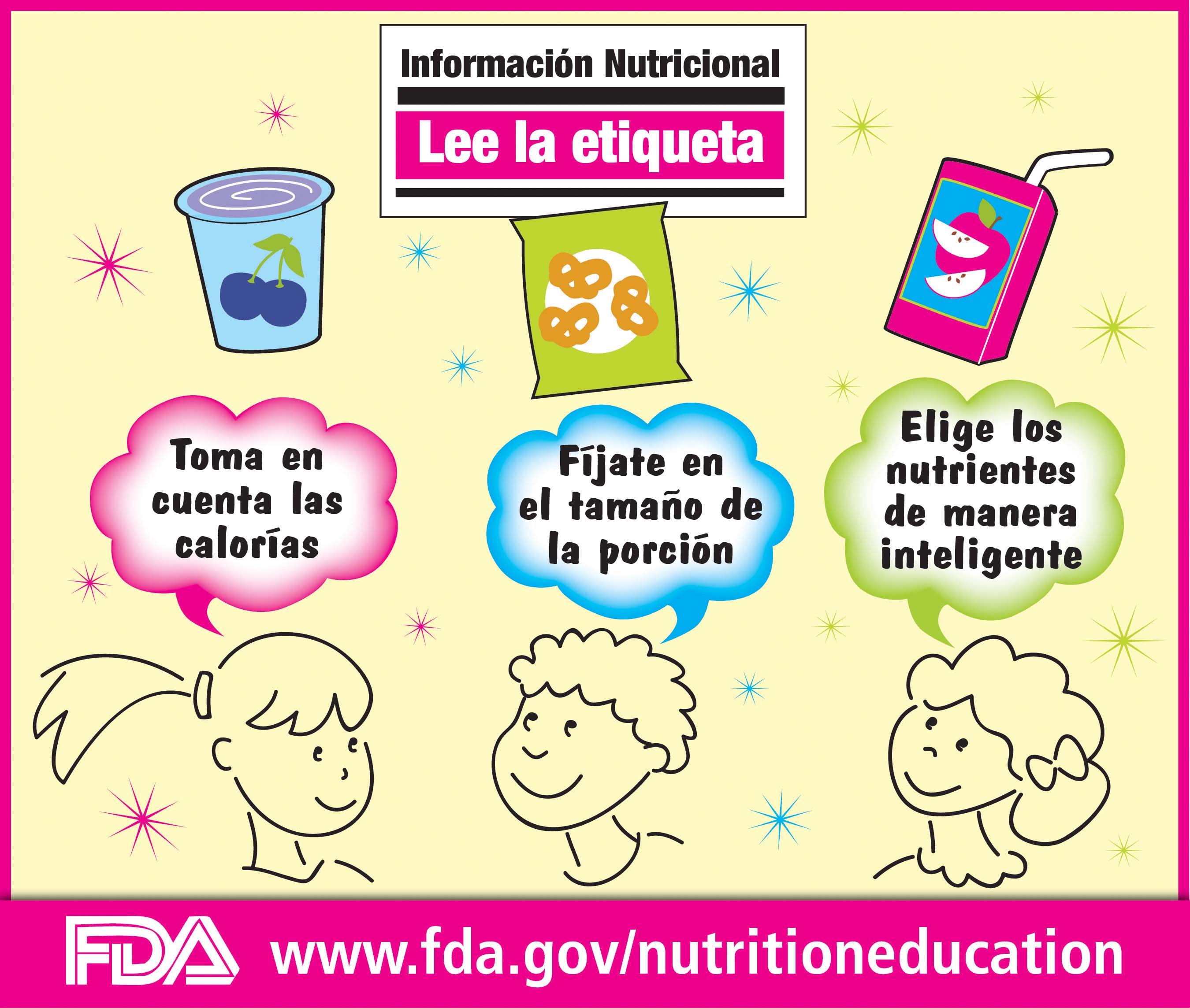 La FDA ayuda a los niños a leer las etiquetas
