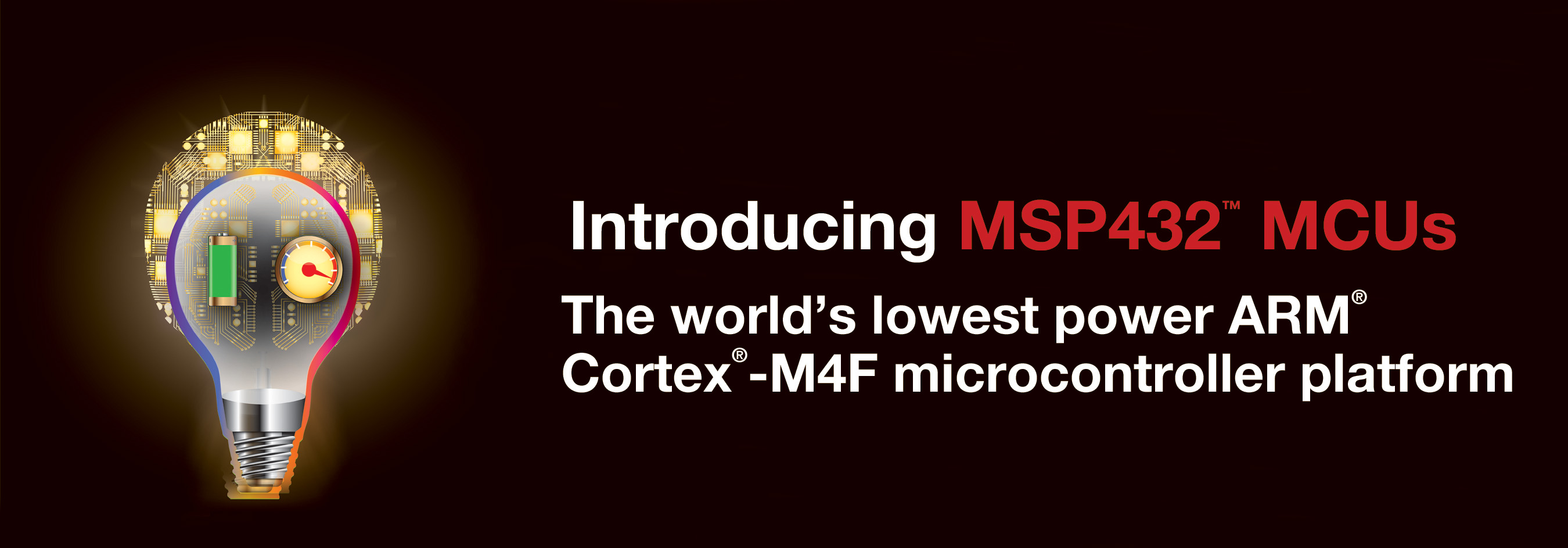 Texas Instruments introduces 32-bit MSP432™ microcontrollers