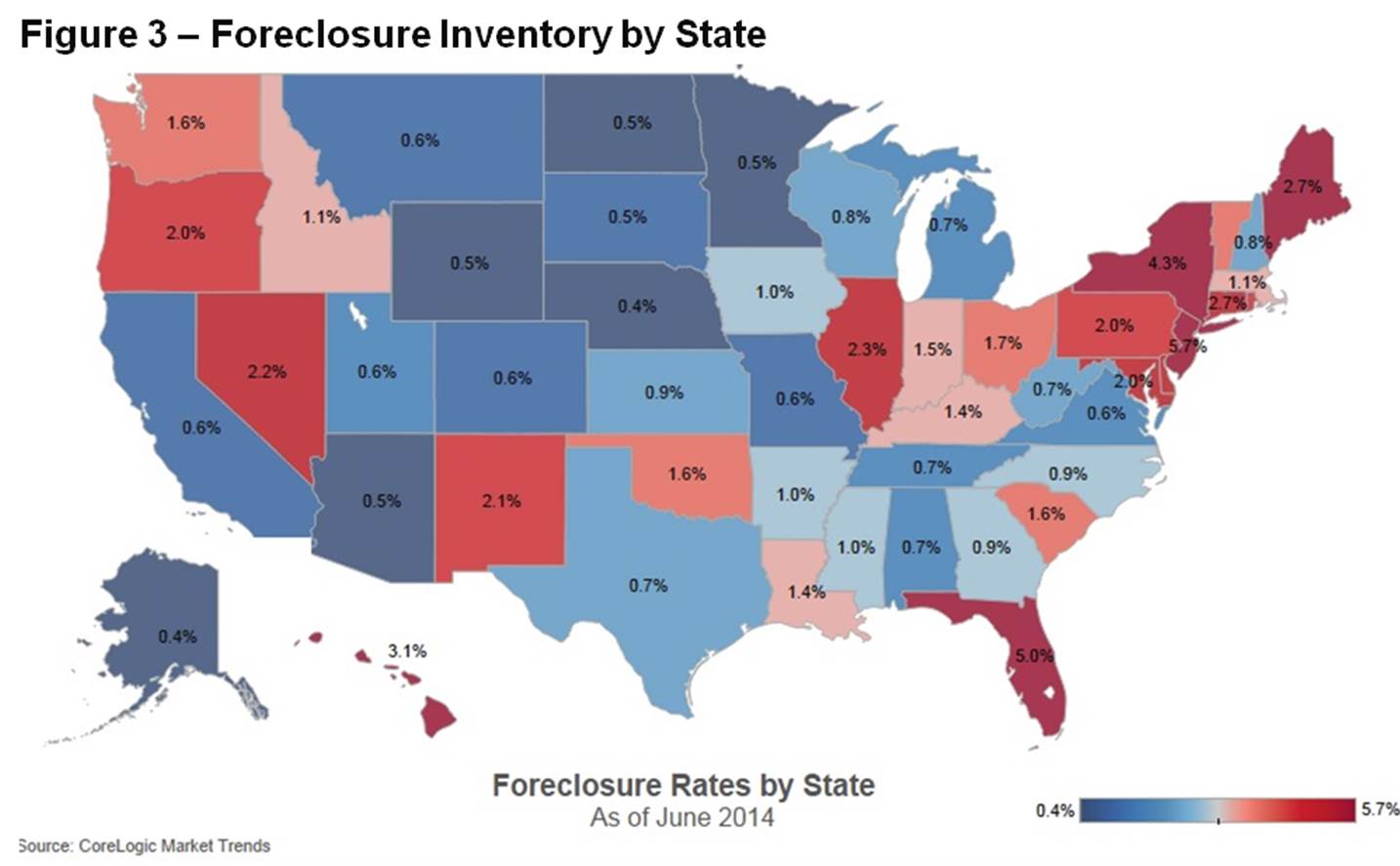 CoreLogic Reports 49,000 Completed Foreclosures in June