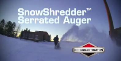 Briggs & Stratton® Reveals Breakthrough SnowShredder™ Serrated Auger On ...
