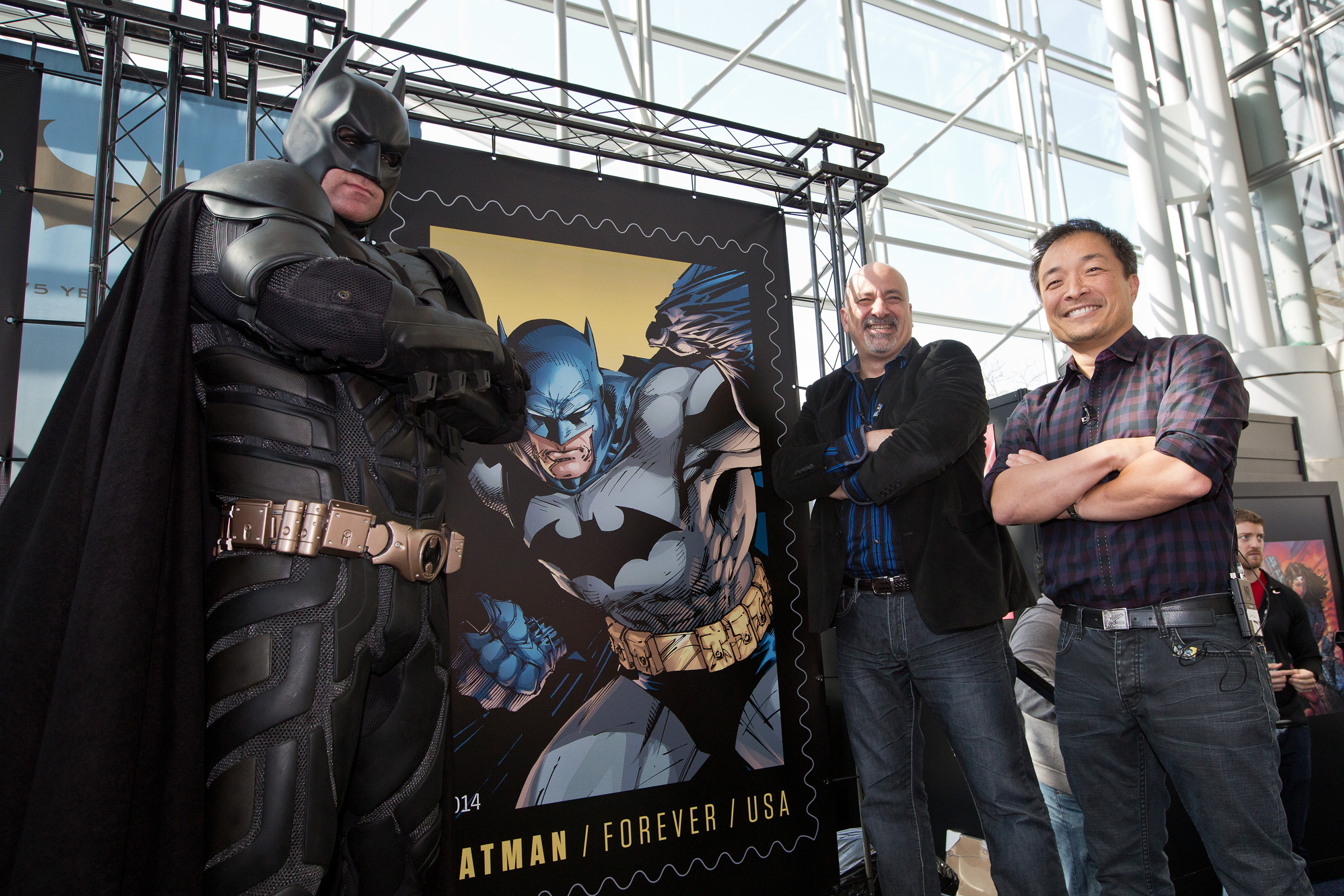 Batman Stamps Dedication Ceremony Kicks Off New York Comic Con 2014