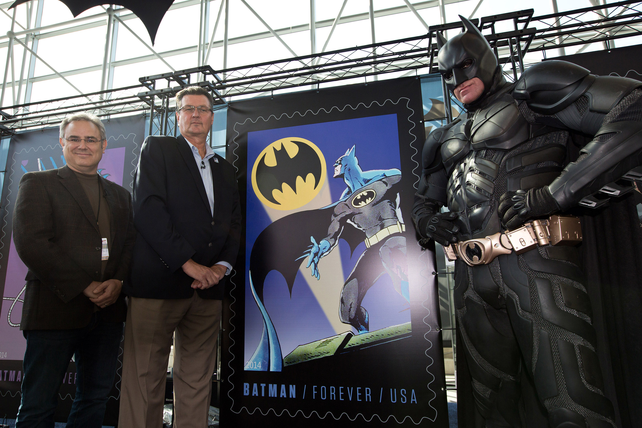 Batman Stamps Dedication Ceremony Kicks Off New York Comic Con 2014