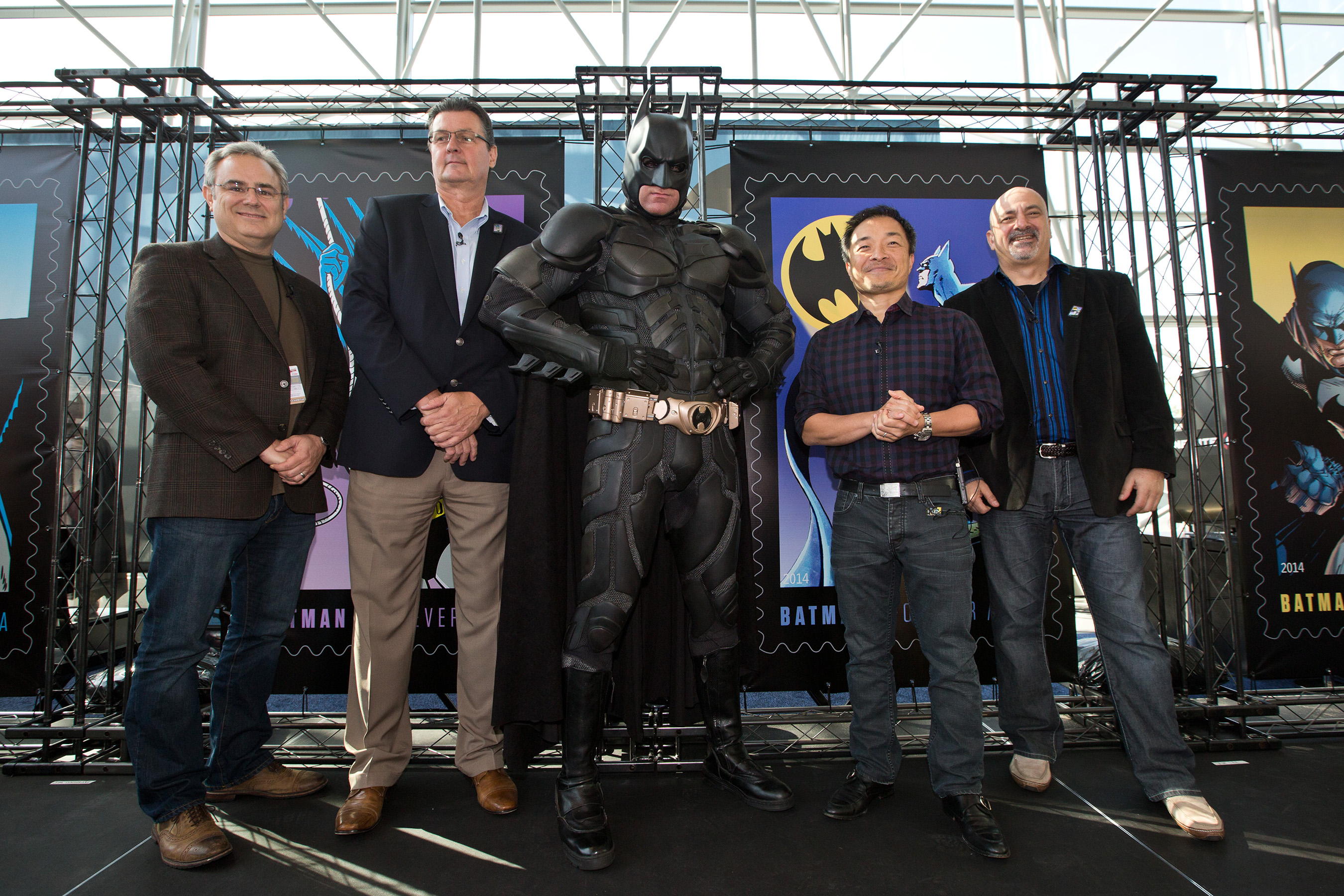Batman Stamps Dedication Ceremony Kicks Off New York Comic Con 2014