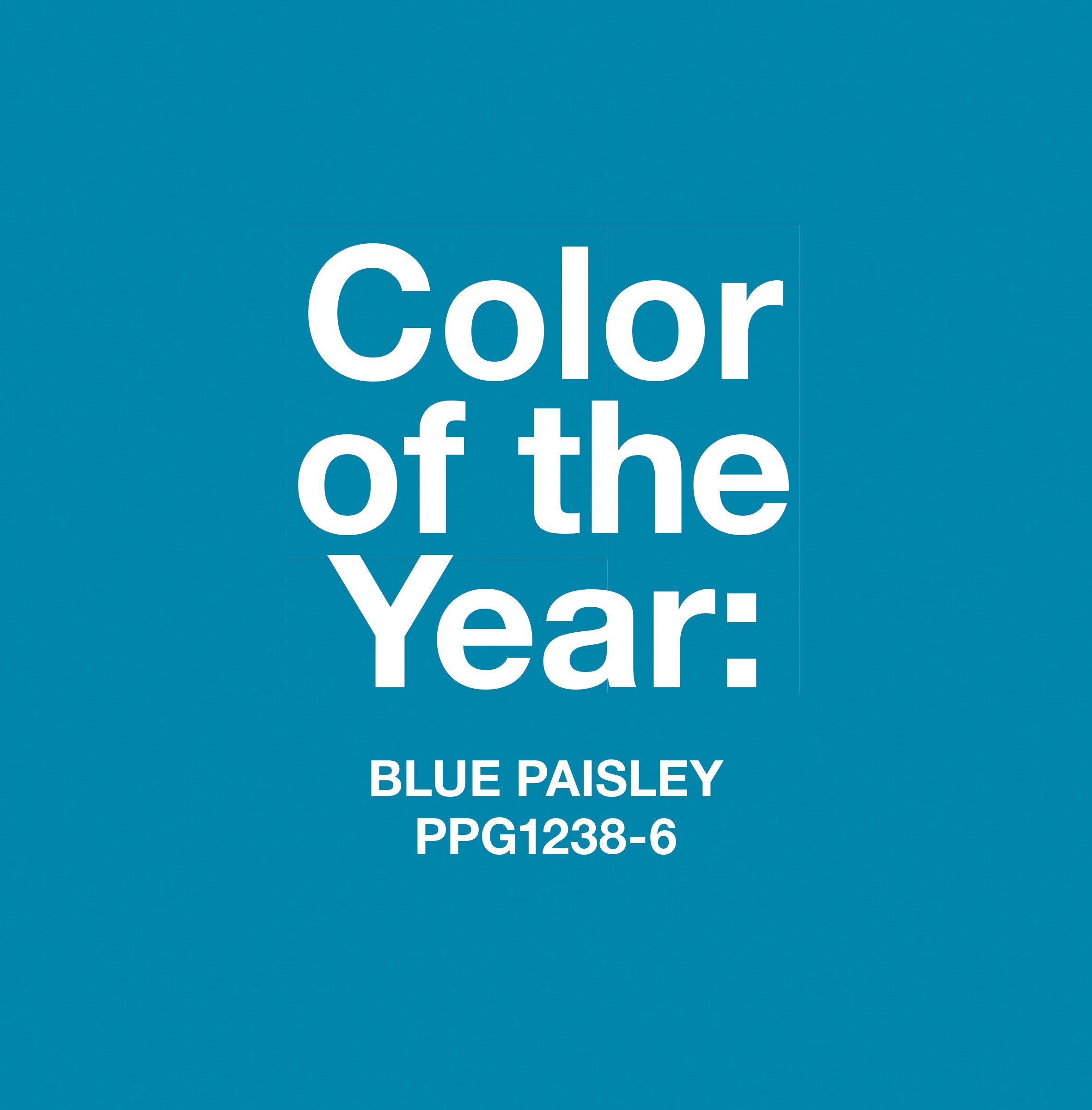Blue Paisley Named 2015 Color of the Year by PPG PITTSBURGH PAINTS’ THE ...