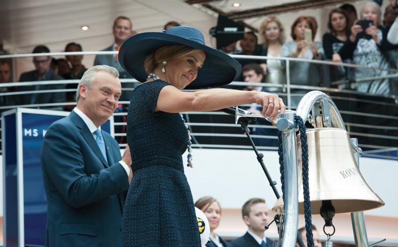 Her Majesty Queen Maxima of the Netherlands Named Holland America Line ...