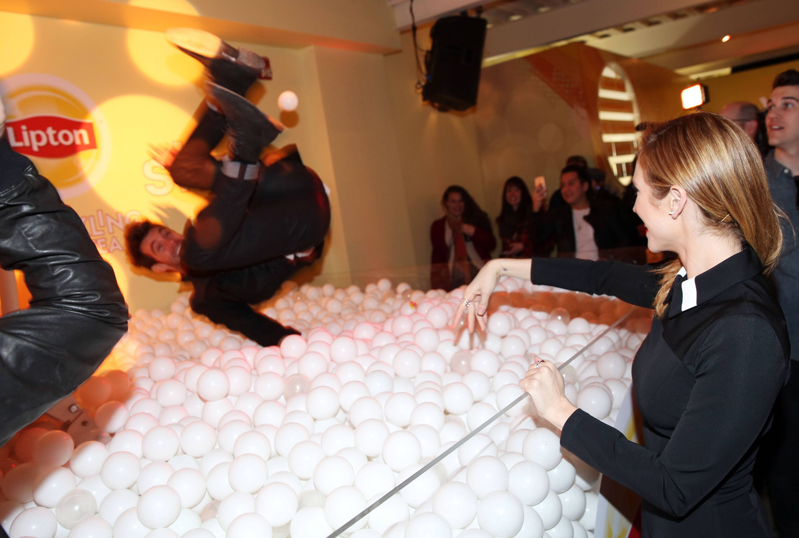 Lipton New Sparkling Iced Tea Kickoff With Brittany Snow And American ...