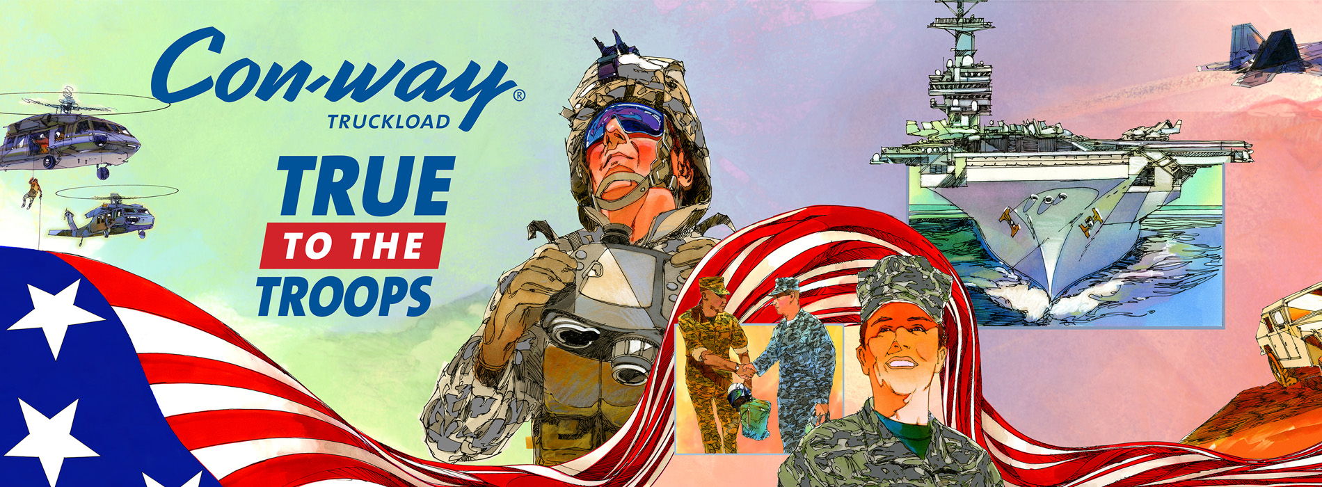 Con-way Truckload Launches Military Appreciation Initiative