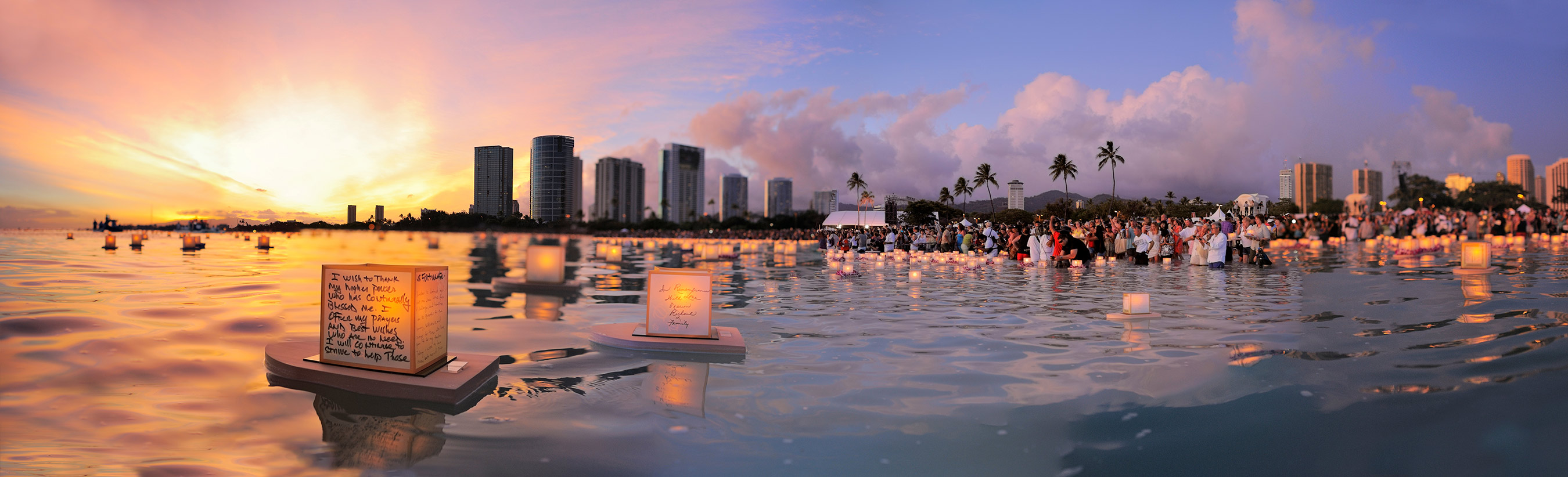 THE 17th ANNUAL LANTERN FLOATING HAWAII CEREMONY IS THE LARGEST ...