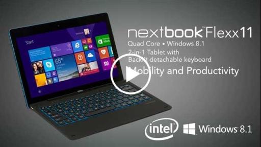 Powerful, Affordable Nextbook Flexx 2-in-1 Windows Tablets Come to Walmart