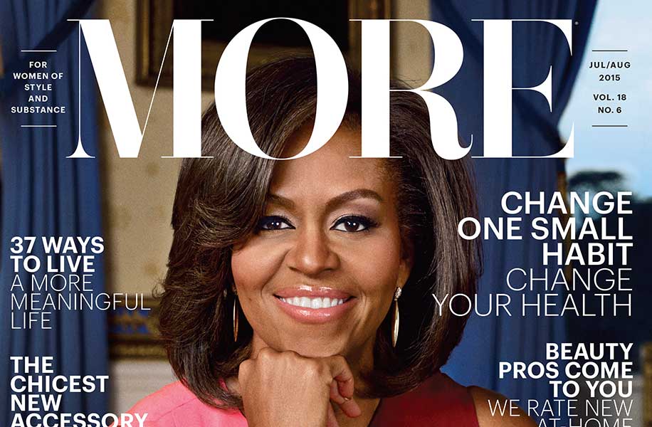 First Lady Michelle Obama is MORE Magazine's First-Ever Guest Editor