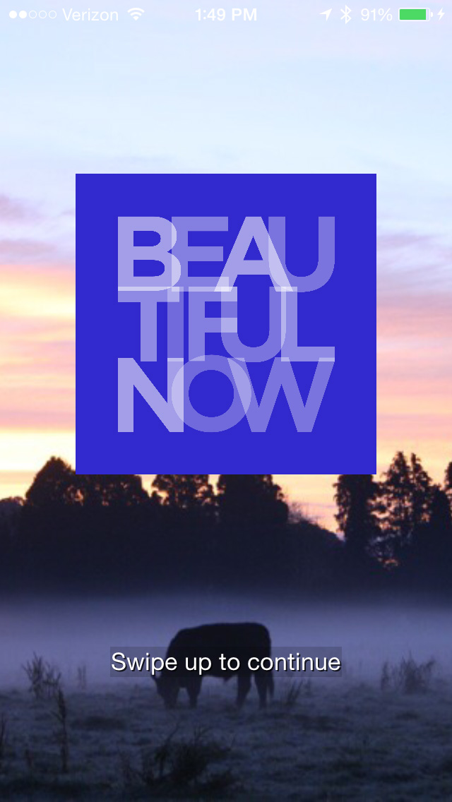 Wake up to the most beautiful app in the world!