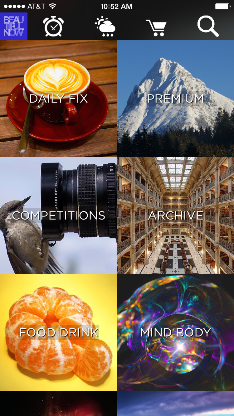 Wake up to the most beautiful app in the world!