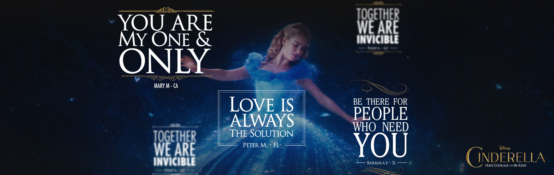 IN CELEBRATION OF THE DIGITAL HD AND BLU-RAY RELEASE OF “CINDERELLA,”