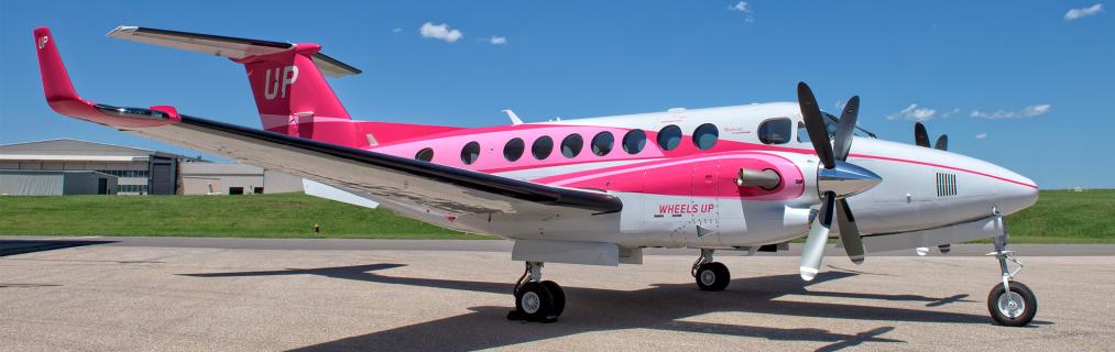 WHEELS UP OFFICIALLY UNVEILED FIRST-EVER PINK BEECHCRAFT KING AIR 350I ...