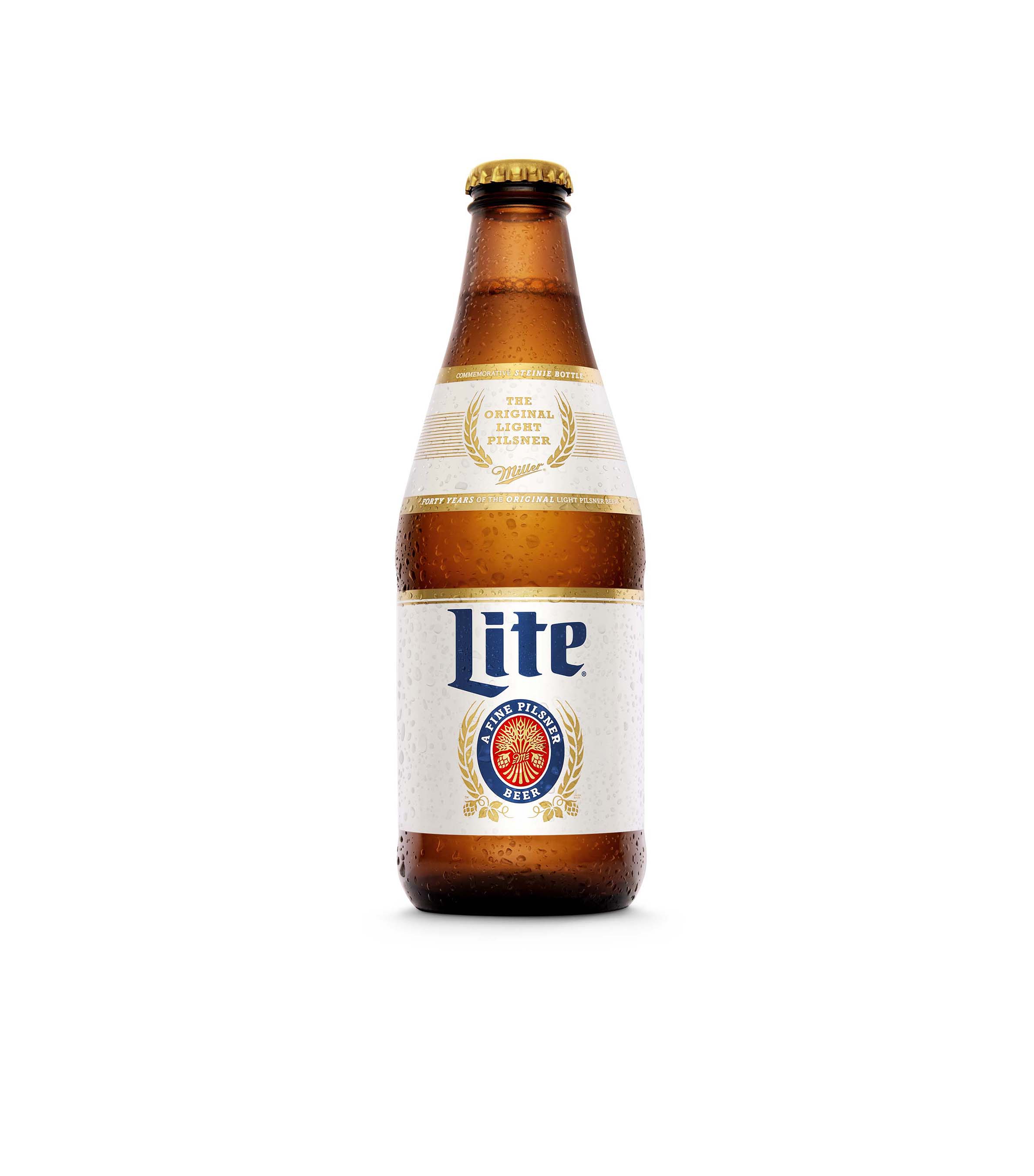 ORIGINAL MILLER LITE BOTTLE GETS HOLIDAY TREATMENT; ‘STEINIE’ APPEARS ...