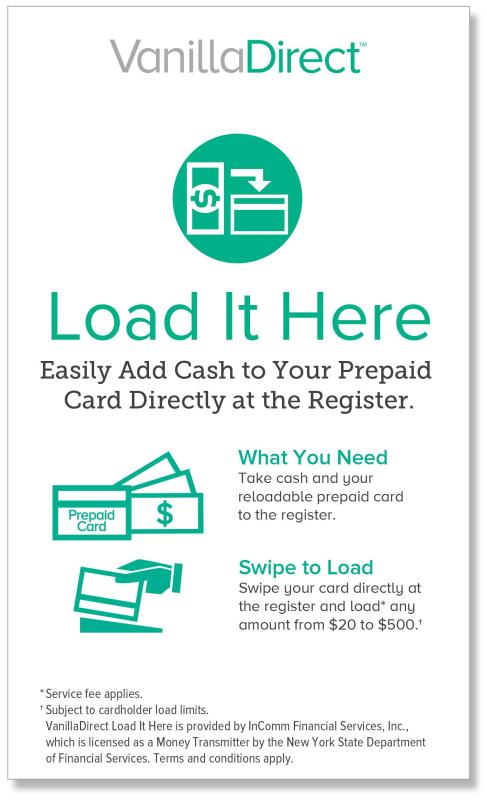 InComm Announces New Brand for Cash-In Solution, VanillaDirect™