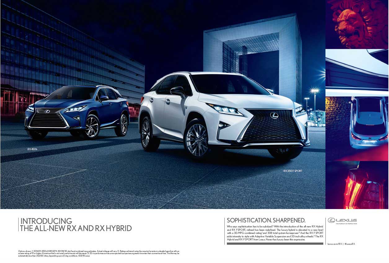Lexus Redefines Sophistication with the Entirely New RX