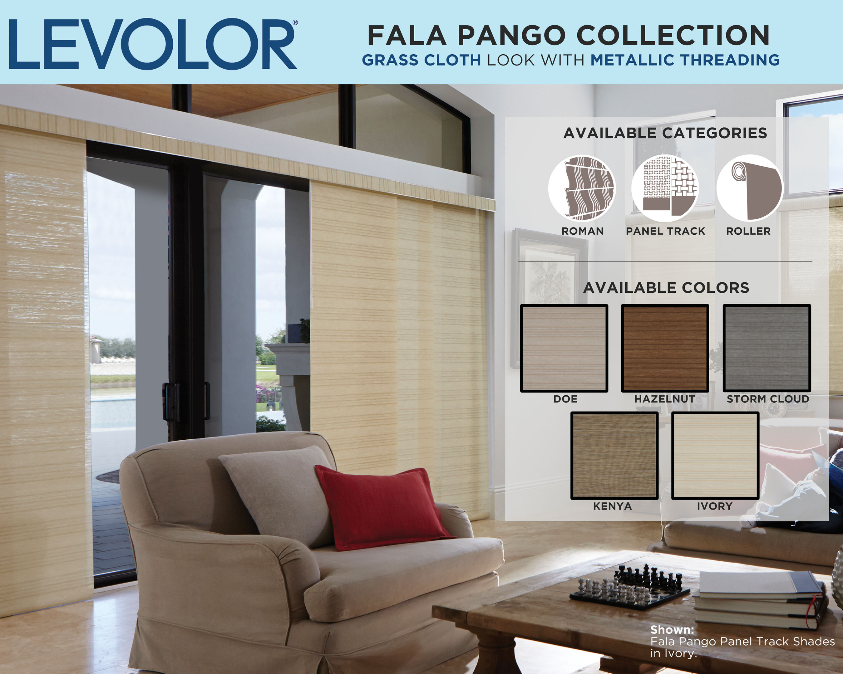 LEVOLOR® Custom Shades Now Available in New Colors, Patterns, and Textures