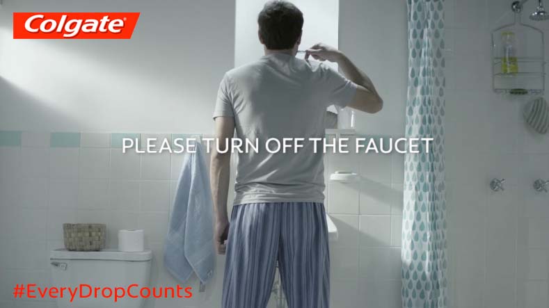 Colgate® Makes First-Ever Big Game Debut with “Save Water” Spot