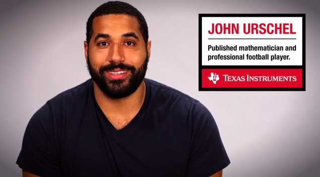 Brainy Professional Football Player, John Urschel, helps students