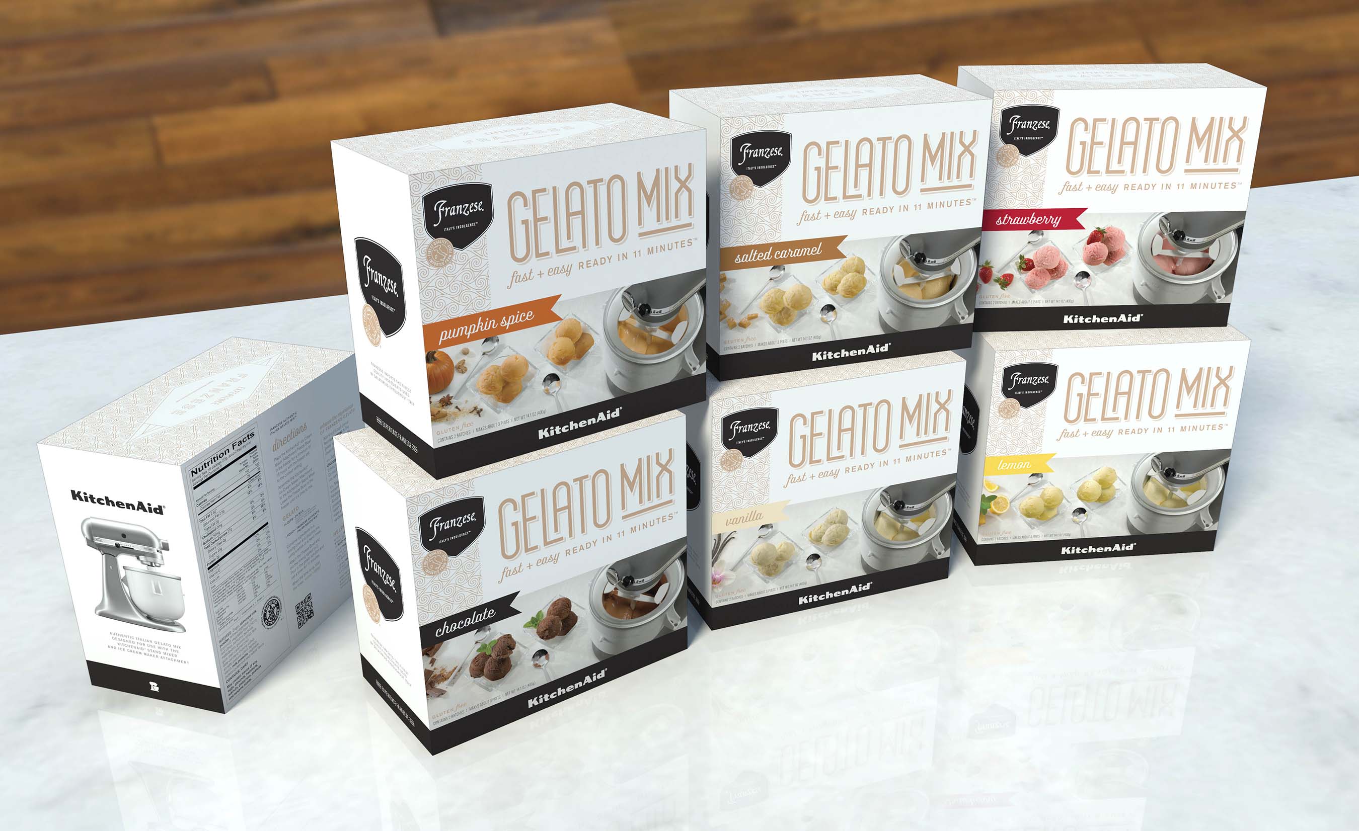 New Gelato And Pasta Mixes For KitchenAid® Stand Mixers - Mar 7, 2016