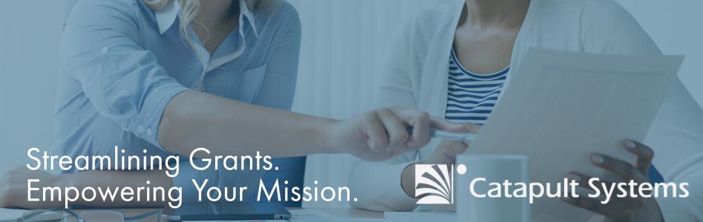 Catapult Systems Unveils New Grants Management Solution