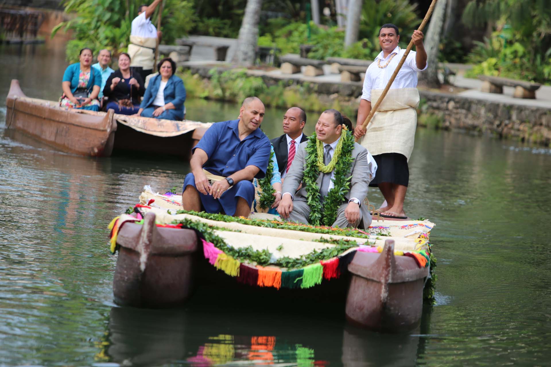 ROYAL FAMILY HONORS NEW TONGA VILLAGE AT POLYNESIAN CULTURAL CENTER