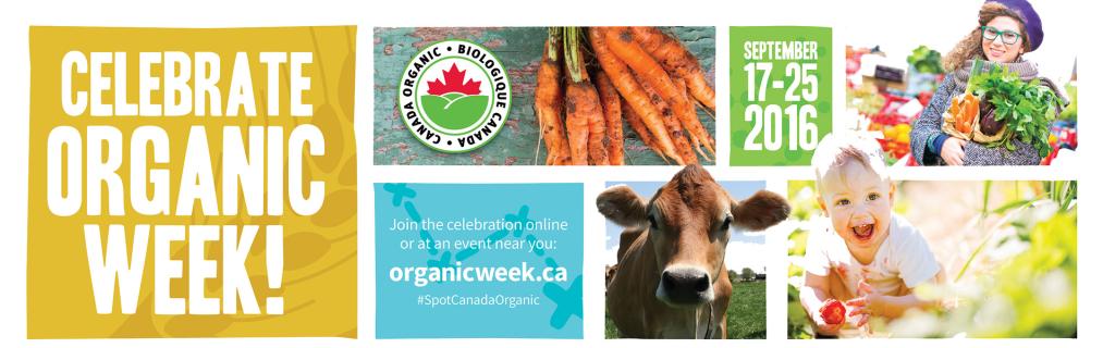 Canada Celebrates Seventh Annual Organic Week Sept. 17-25, 2016