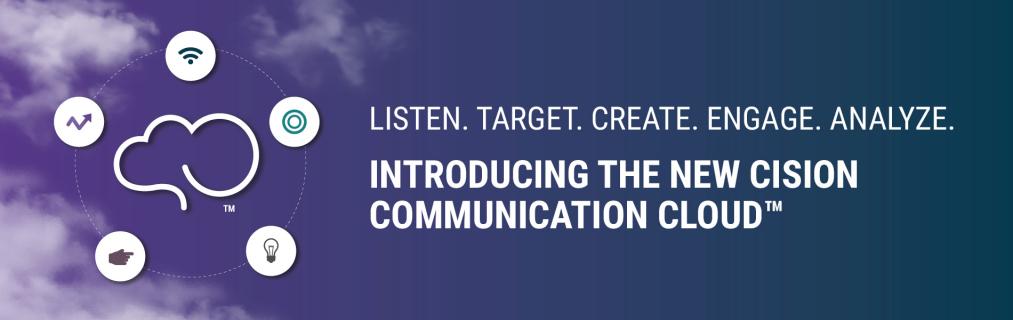 Cision Launches New Cision Communications Cloud™