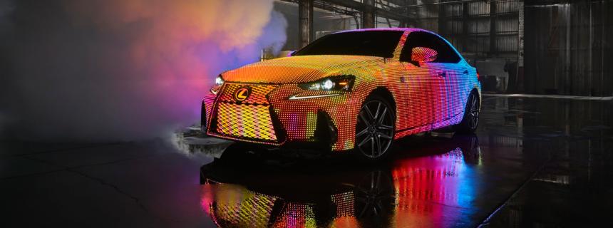 Lexus Unveils LED-Covered LIT IS with Premiere of Dua Lipa’s “Be the ...