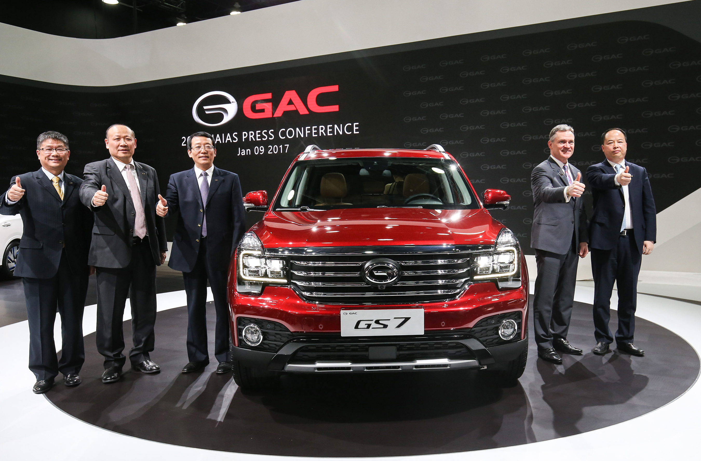GAC Motor reinvents SUV with transcendent GS7 at 2017 NAIAS