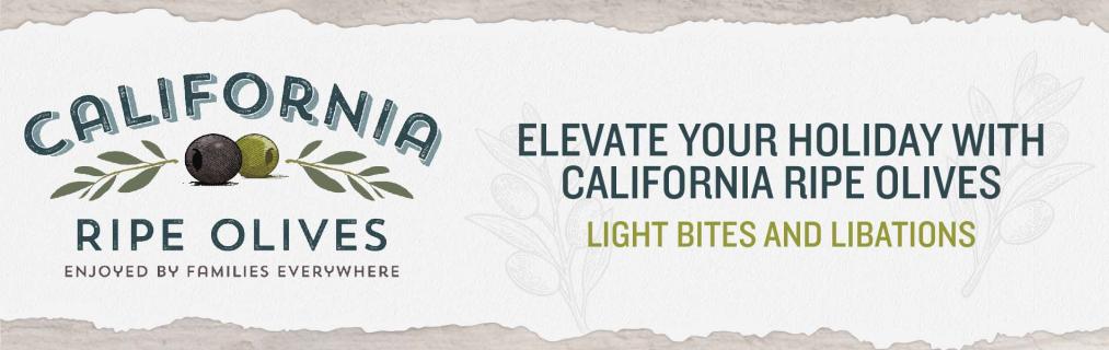 Elevate Your Holiday Entertaining with California Ripe Olives Light Bites