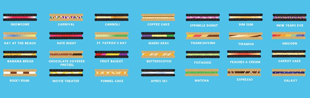 The OREO Wonder Vault releases new firework oreo cookies