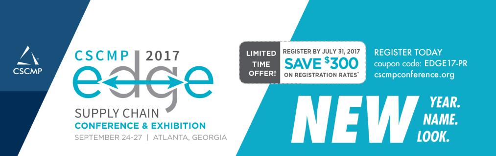 CSCMP's 2017 Annual Conference, EDGE, Is The Premier Event™ for Educating