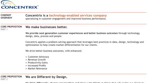Concentrix Announces Close of Acquisition with Convergys