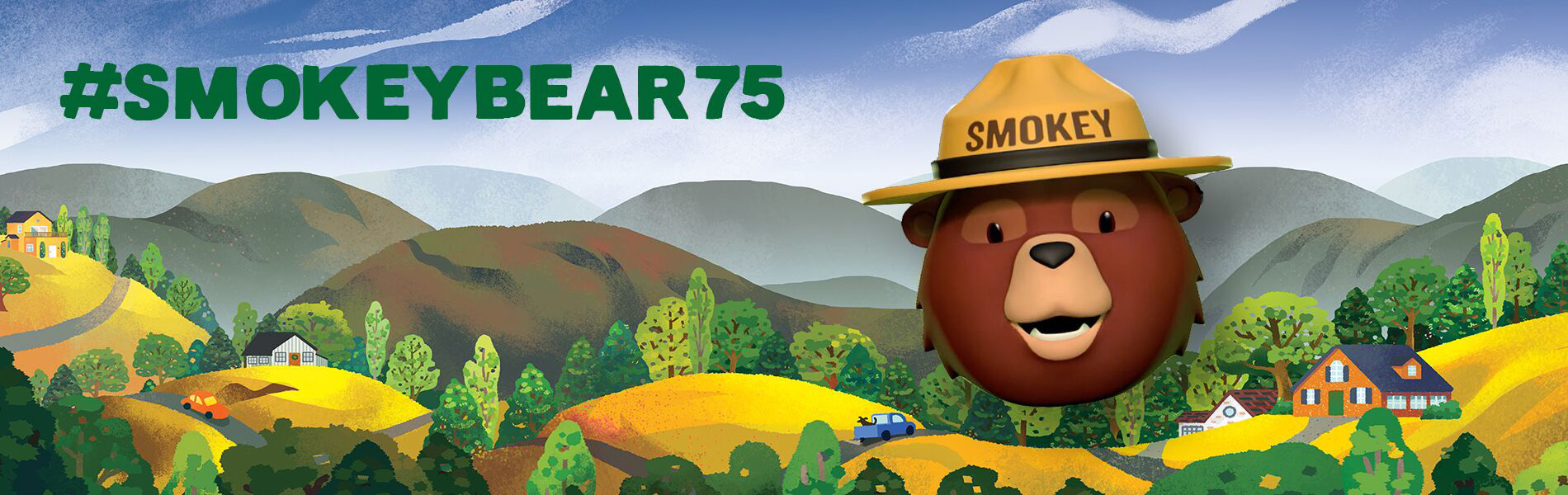Smokey Bear Celebrates 75th Birthday with Celebrity Friends