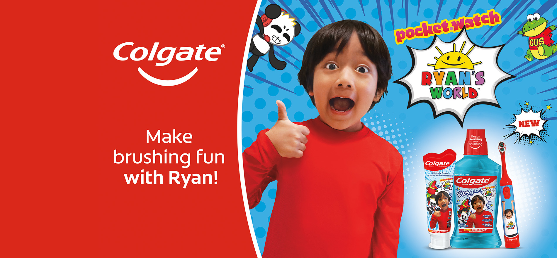Colgate® Launches New Kids Line With Ryan’s World™