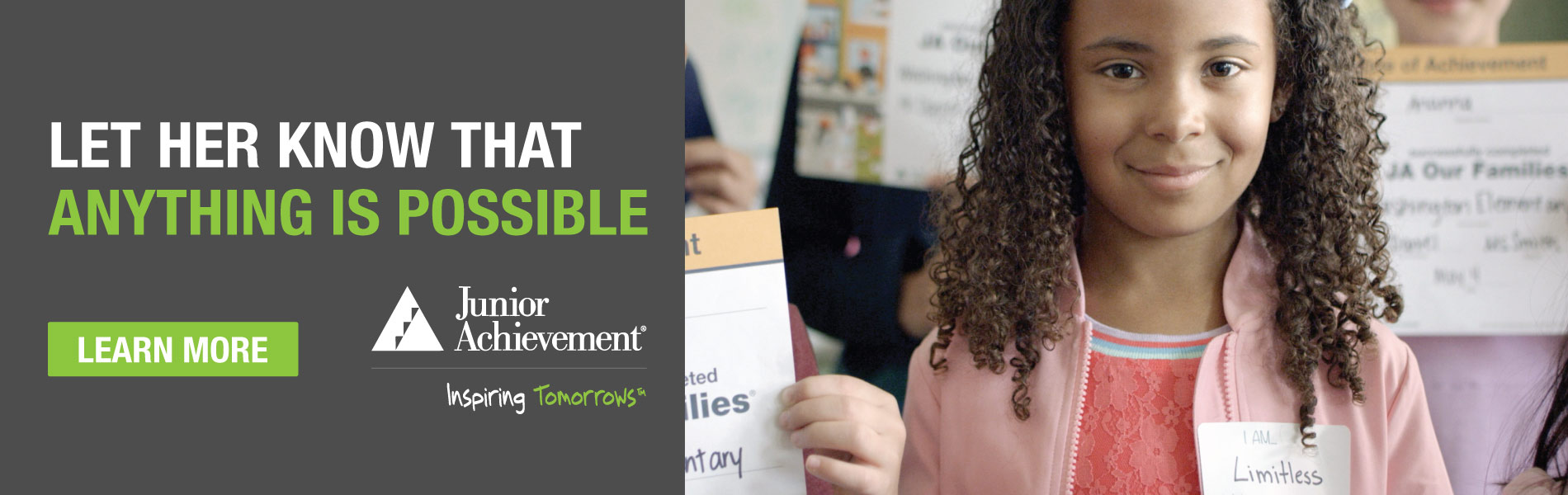 Junior Achievement Launches “Inspiring Tomorrows™” Awareness Campaign