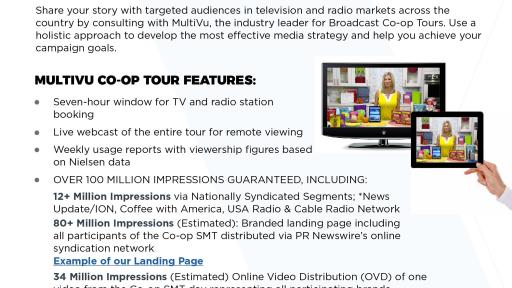 MultiVu’s 2020 Co-op Satellite Media Tour Calendar Now Available