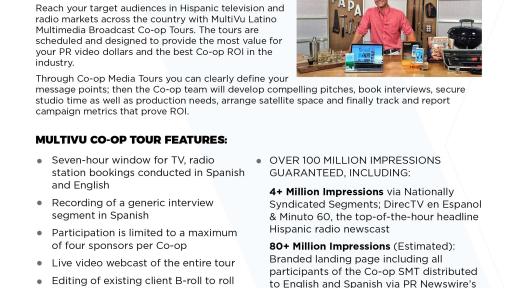 MultiVu’s 2020 Co-op Satellite Media Tour Calendar Now Available