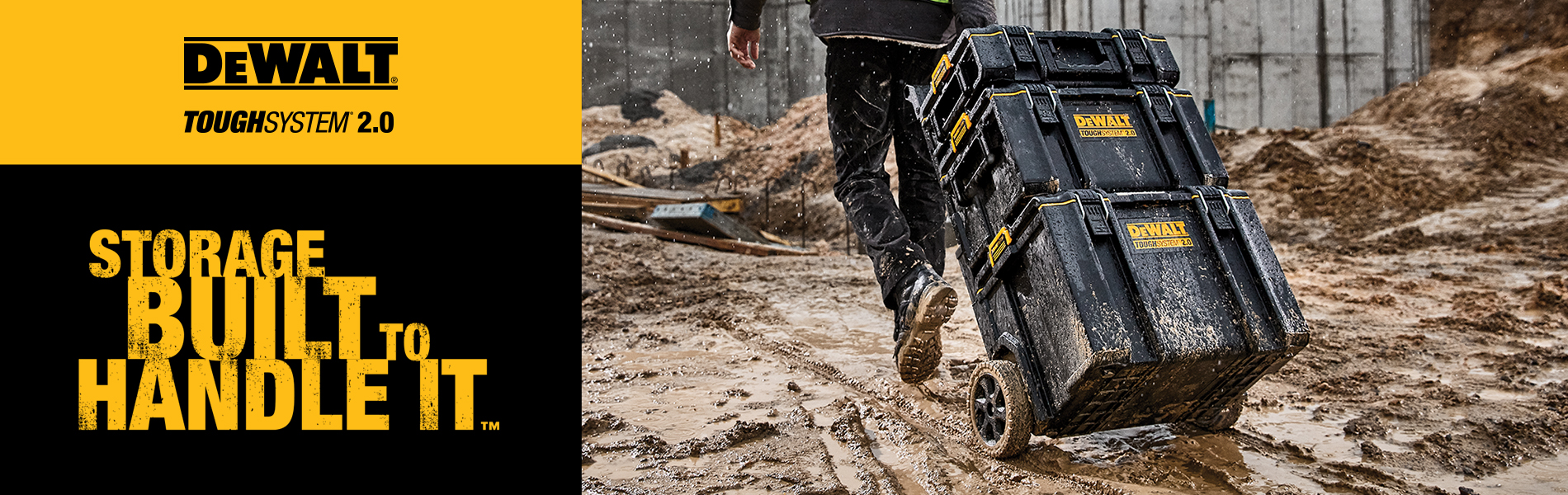 DEWALT® Revitalizes Its Portable Storage Line With ToughSystem® 2.0