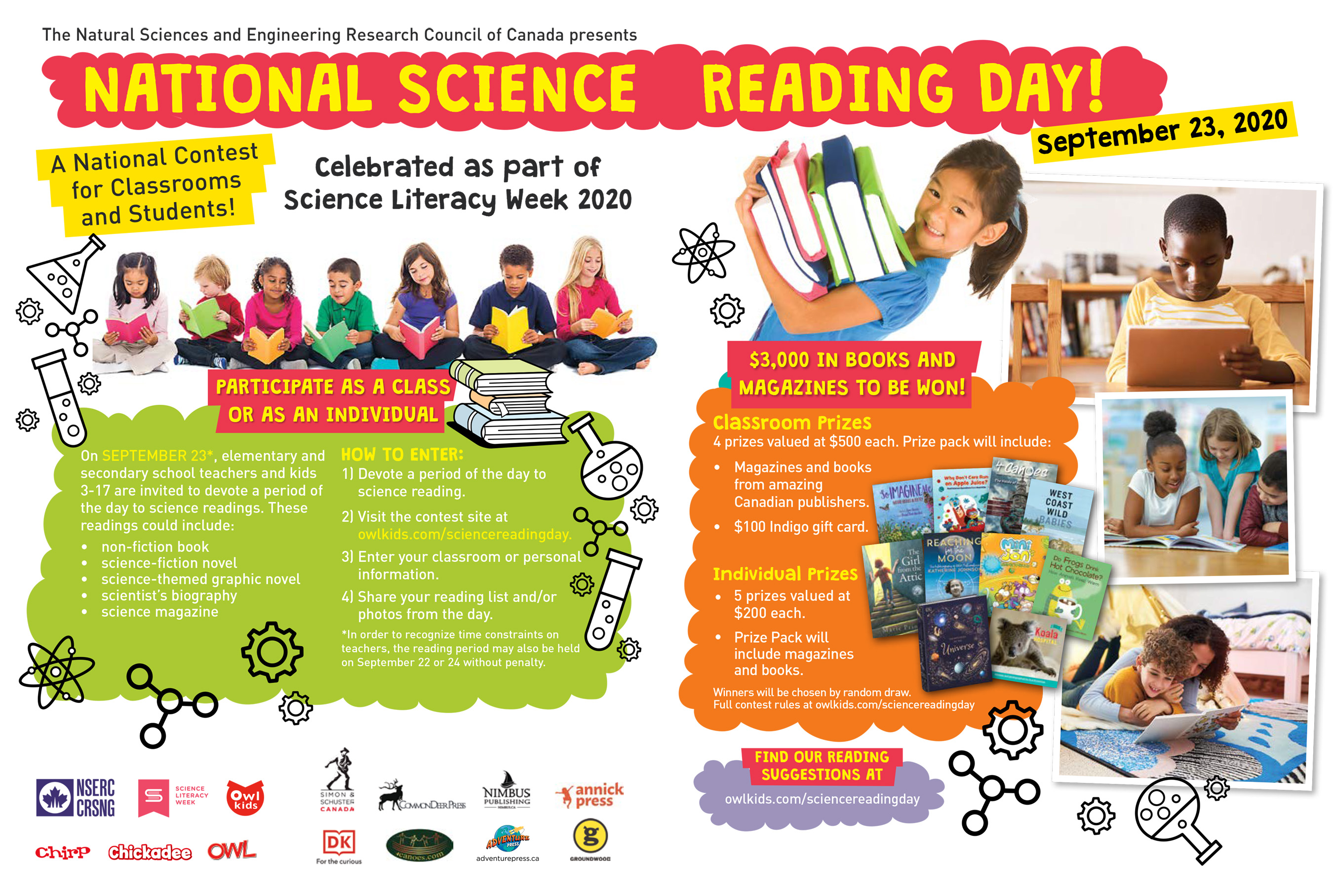 Owlkids and the Natural Sciences 4th Annual National Science Reading Day