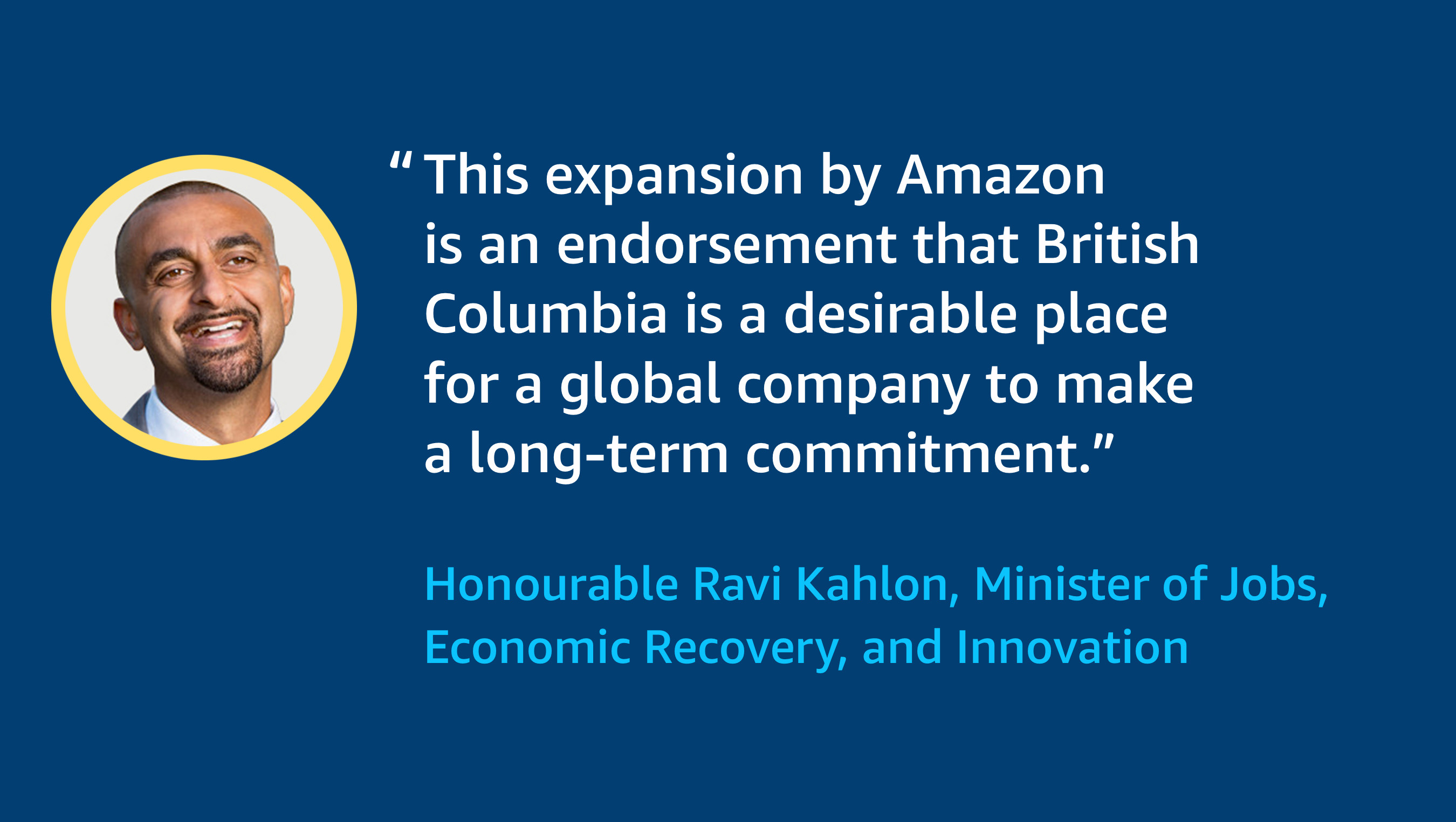 Amazon invests in British Columbia to create more than 2,000 jobs