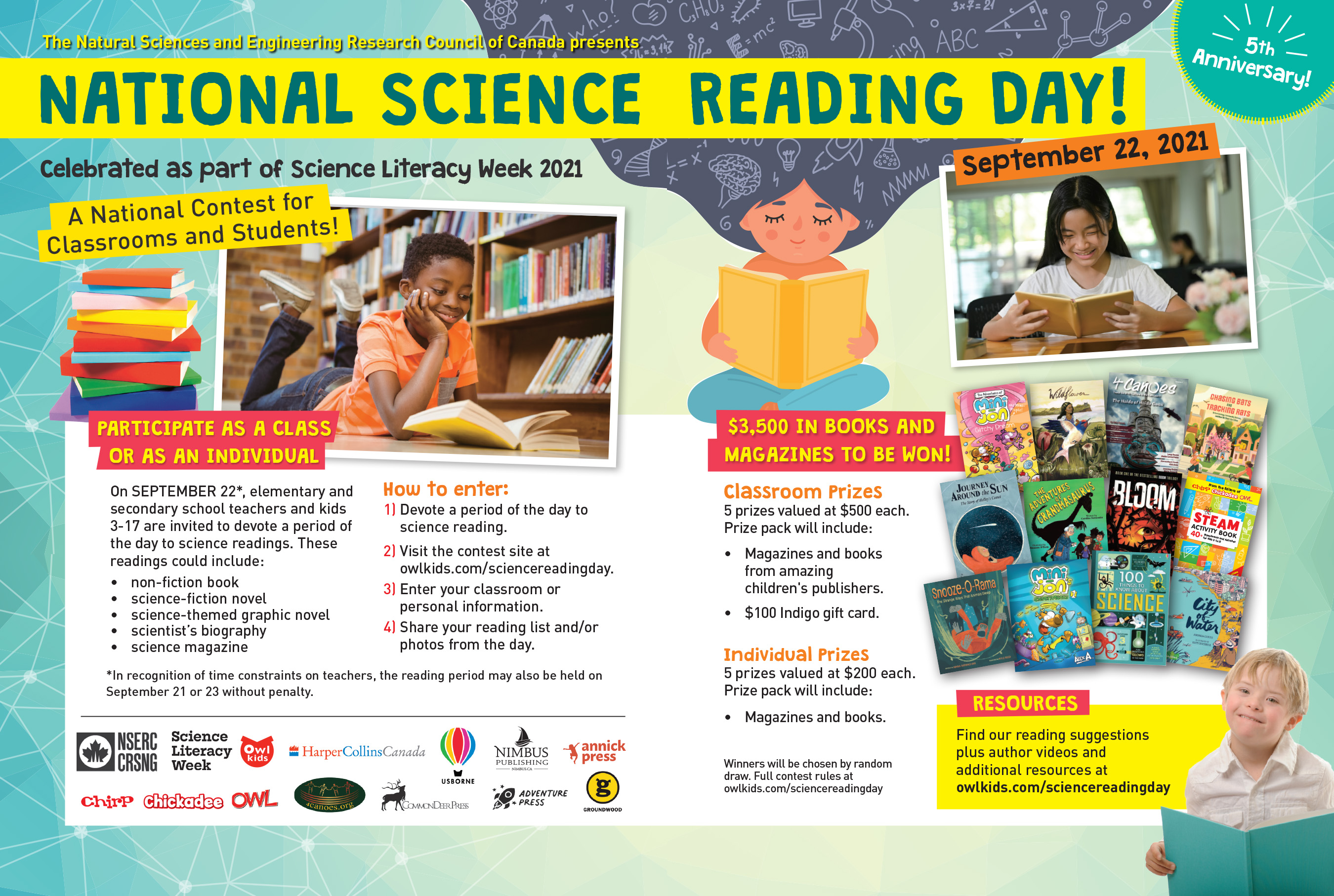 Owlkids and the Natural Sciences and Engineering Research Council Partner