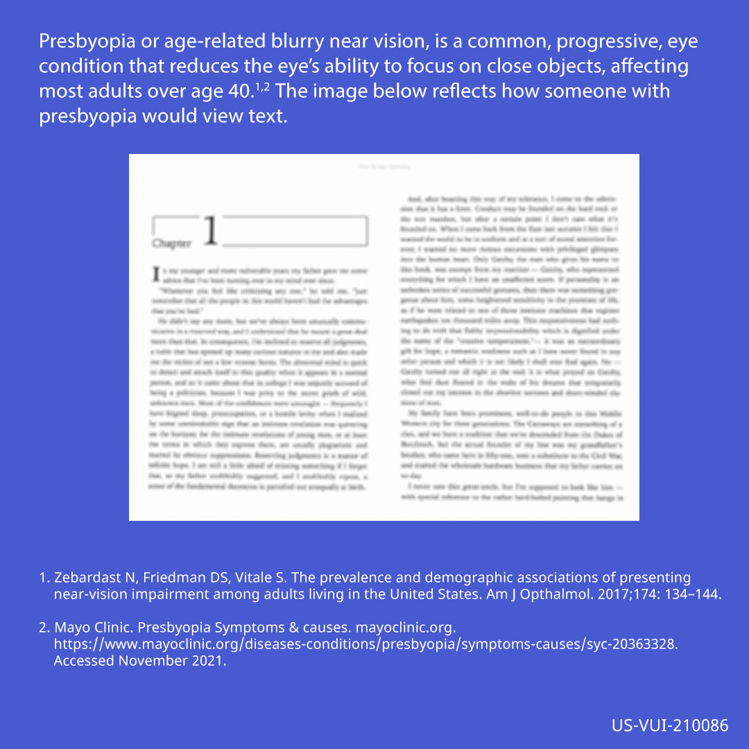 VUITY™ (pilocarpine HCI ophthalmic solution) 1.25%, the First and Only ...