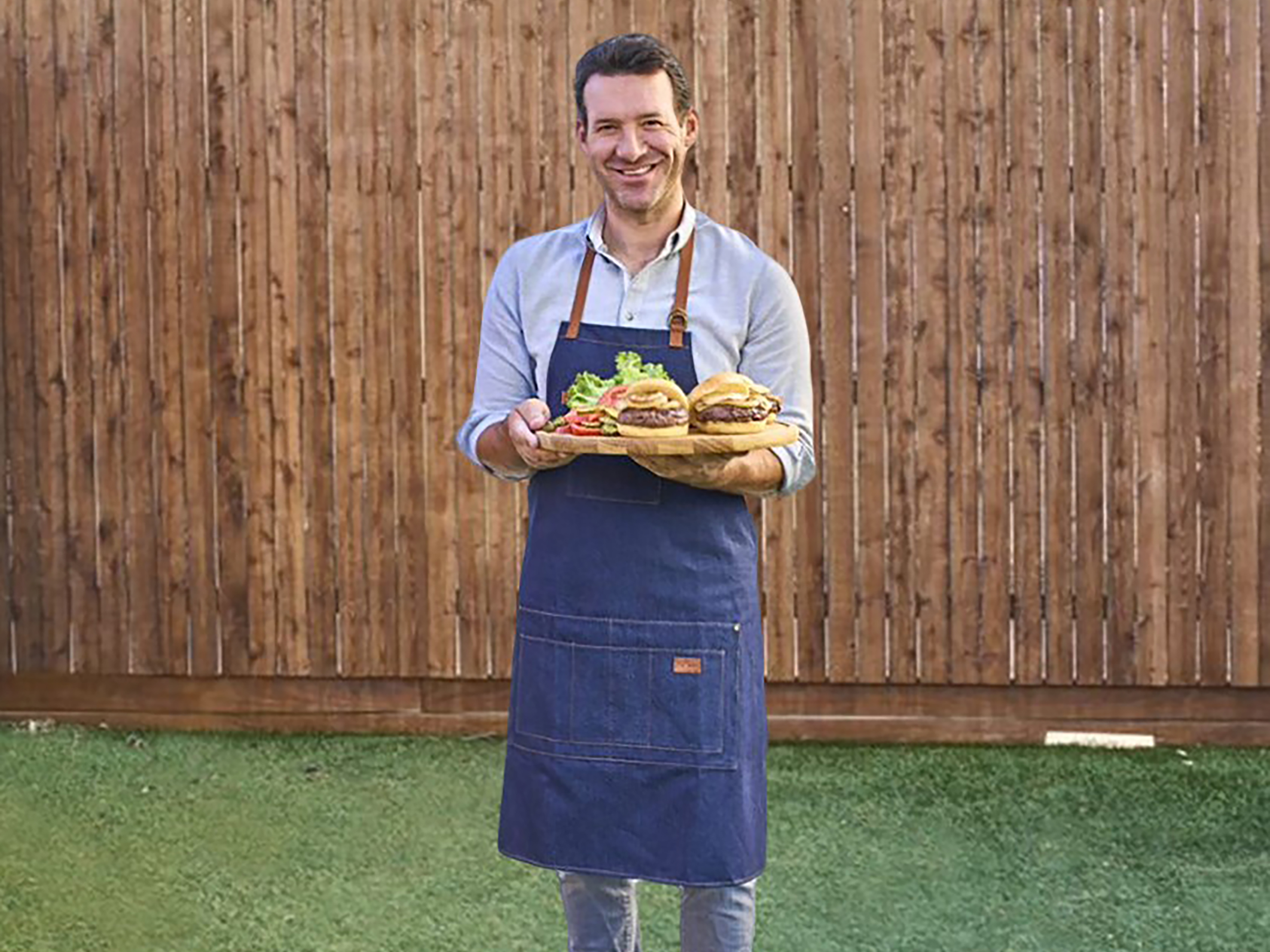 Tony Romo Kicks Off Summer Grilling Season with National Beef Burger Day