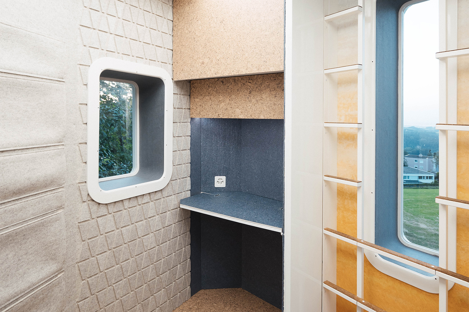 FUTURISTIC SPACE HABITAT LANDS AT INSTITUT AUF DEM ROSENBERG