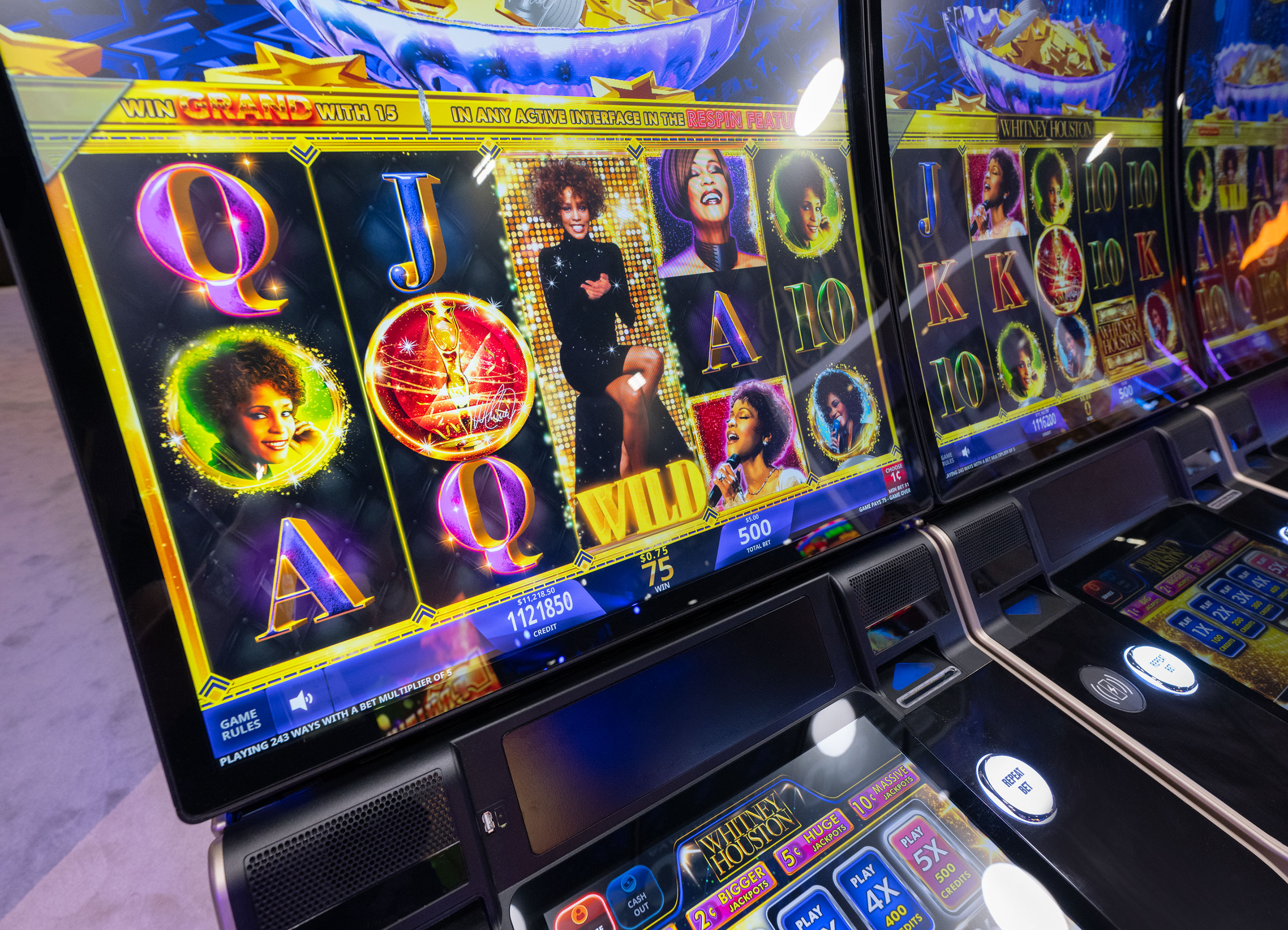 IGT’s Whitney Houston Slots Take Center Stage at Casinos Across the US