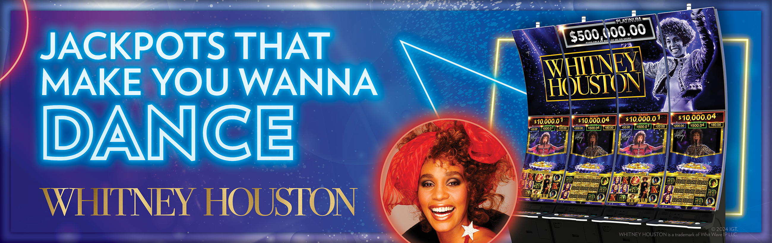 IGT’s Whitney Houston Slots Take Center Stage at Casinos Across the US
