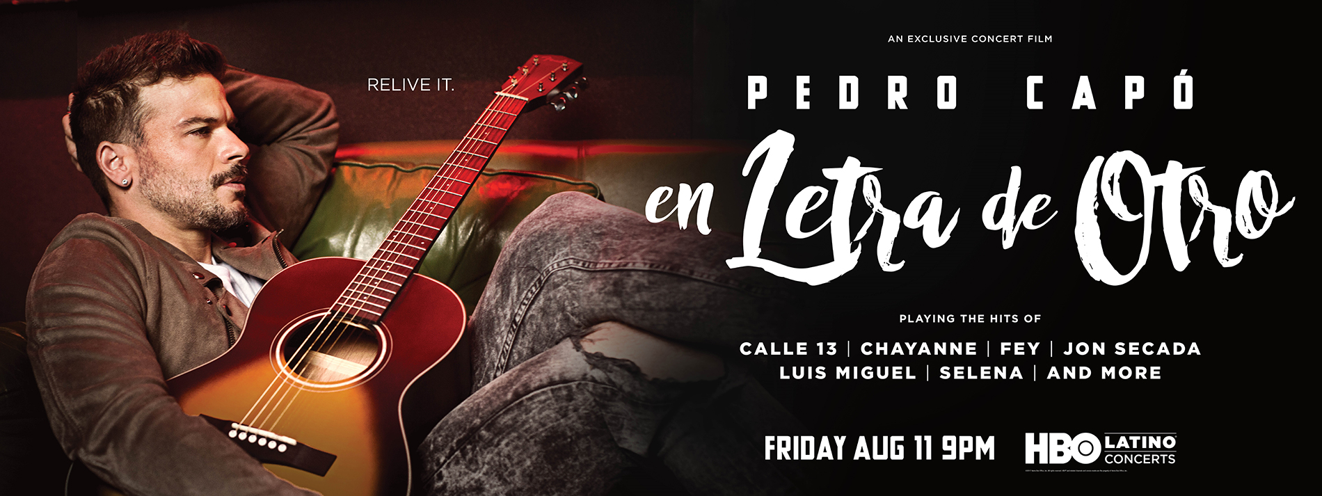 HBO LATINO® Estrenará El Exclusivo Cine-Concierto “Pedro Capó: En Letra ...